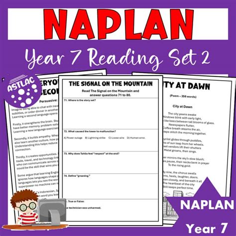 Naplan Year 7 Reading Practice Boost Comprehension And Confidence Set 2