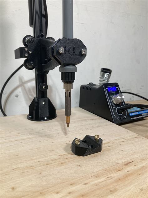 threaded insert heat set press for 3d printing injection molding