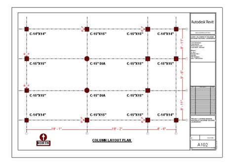 Column Layout Plan Pdf