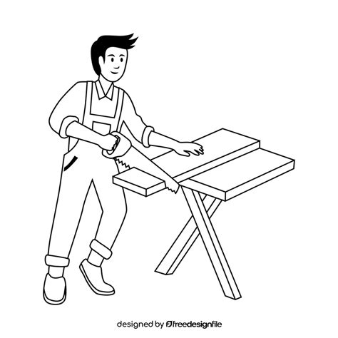 Carpenter Coloring Pages 132 Professions Coloring Pages Free Pdf