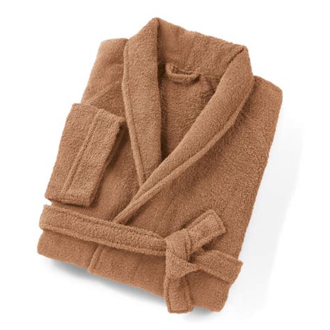 Haxel 100 Cotton Terry Towelling Bathrobe With Shawl Collar By La