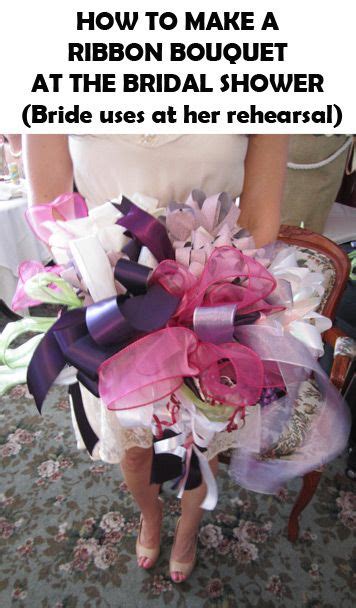 How To Make A Ribbon Bouquet For The Rehearsal Spot Of Tea Designs