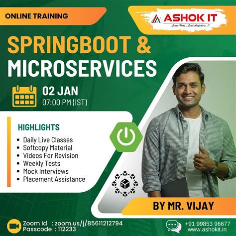ashok it 🎯 master spring boot with microservices 📅