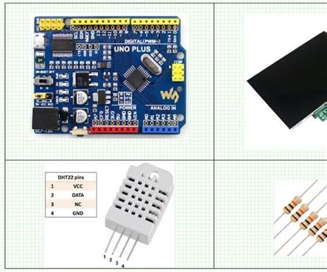 arduino and 3 5 inch 320×480 tft lcd ili9488 spi interface with dht22