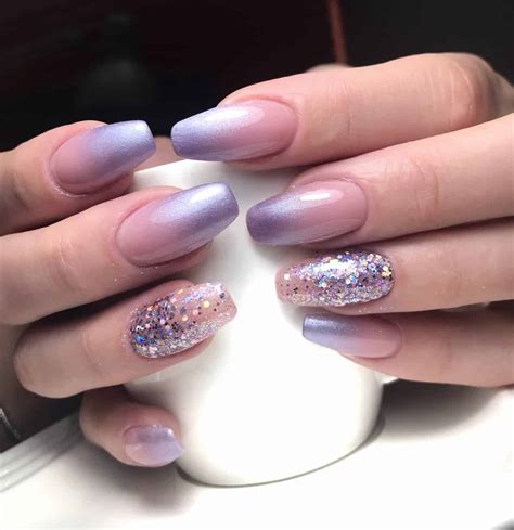 32 Stunning Purple Ombré Nail Design Ideas