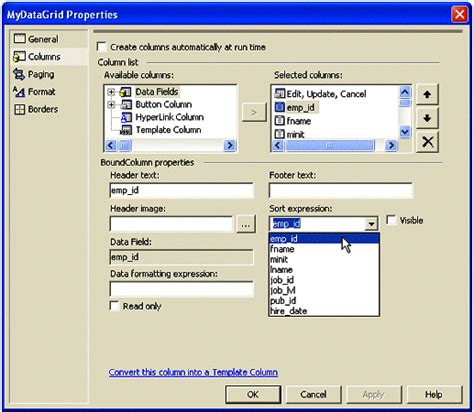the big asp datagrid article part 3 codeguru