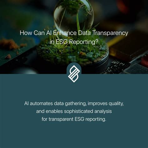 How Can Ai Enhance Data Transparency In Esg Reporting → Question