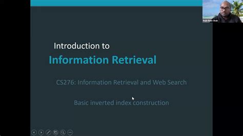 Lecture 6 Basic Inverted Index Construction I Youtube