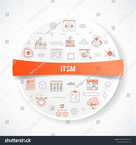 Itsm Information Technology Service Management Concept Stock Vector Royalty Free 2247434511