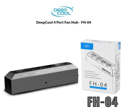 Promo Deepcool Fh 04 Fan Hub 4 Pin Pwm Splitter Cabang Hub Kabel Port Diskon 23 Di Seller