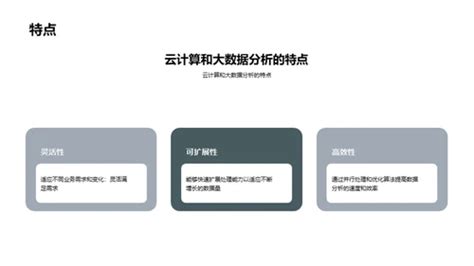 云计算和大数据分析 Ppt模板下载