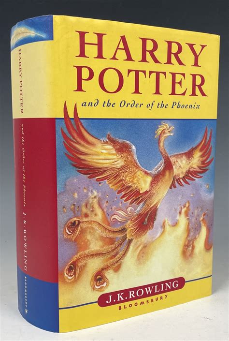 Harry Potter And The Order Of The Phoenix De Rowling J K Inkq Rare