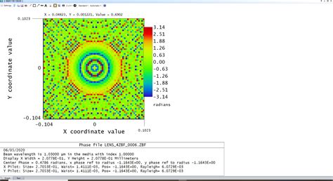 Physical Optics Propagation Phase Sampling Zemax Community