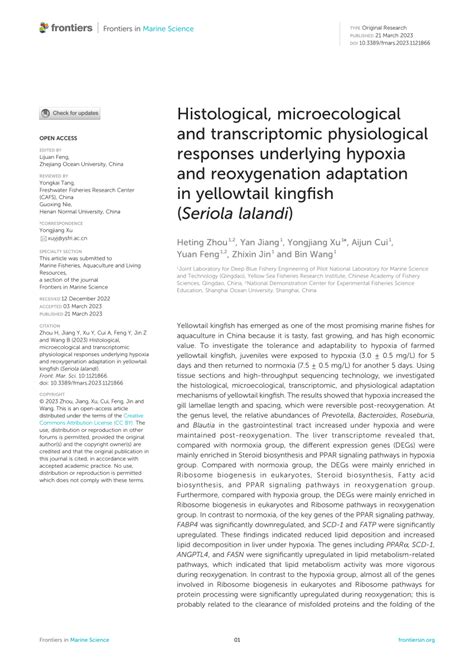 Pdf Histological Microecological And Transcriptomic Physiological