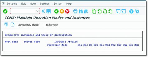 How To Configure Instances And Operation Modes In Sap System Step By Step