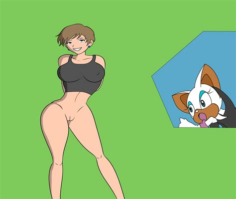 Rule 34 2girls Anomulus Back View Bottomless Digital Drawing Artwork