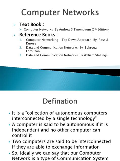 Cn Ppt1 Intro Pdf Computer Network Network Topology