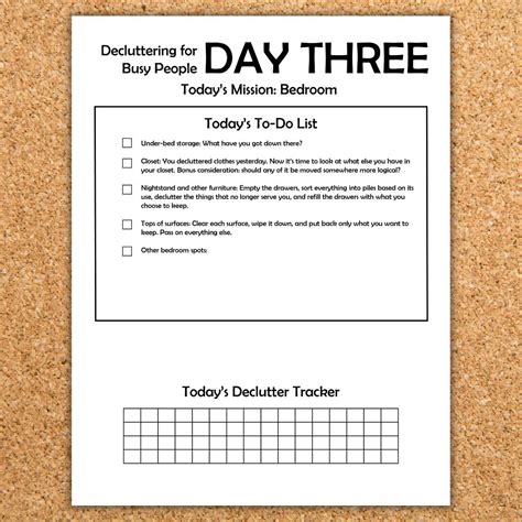 Decluttering For Busy People Downloadable Pdf Decluttering Planner Printable Declutter