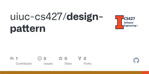 Github Uiuc Cs427design Pattern