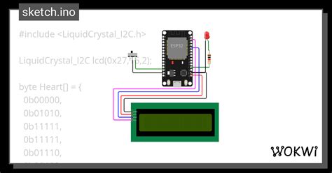 SLIDE SWITCH LCD CHALLENGE LAMPU Wokwi ESP STM Arduino Simulator