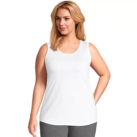 Plus Size Lands End Scoopneck Tunic Tank Top