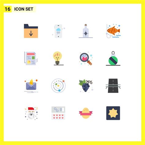 16 Universal Flat Colors Set For Web And Mobile Applications Finance Graph Sunblock File Leisure