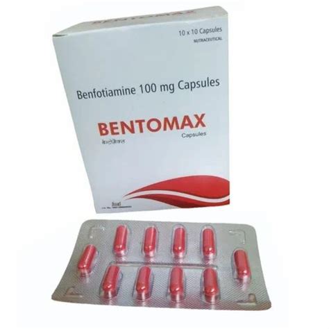 100Mg Benfotiamine Capsules at Rs 125/box in Naraingarh | ID: 2851975146191