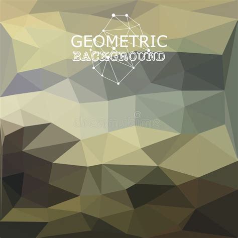 Abstract Triangle Geometrical Multicolored Background Vector