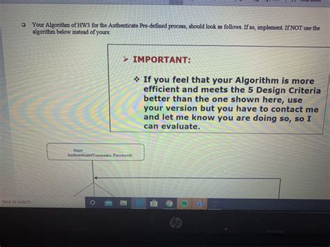 Solved Requirement 1 Algorithm To Implement Your