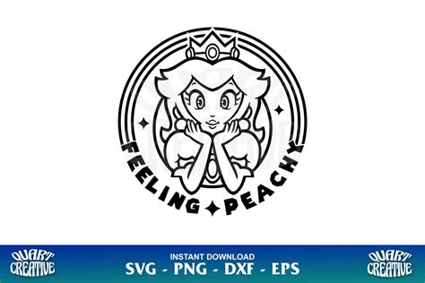 Princess Peach Svg Bundle Super Mario Svg Mario Off