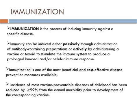 Immunization Extended Program Of Immunization Extended Program Of