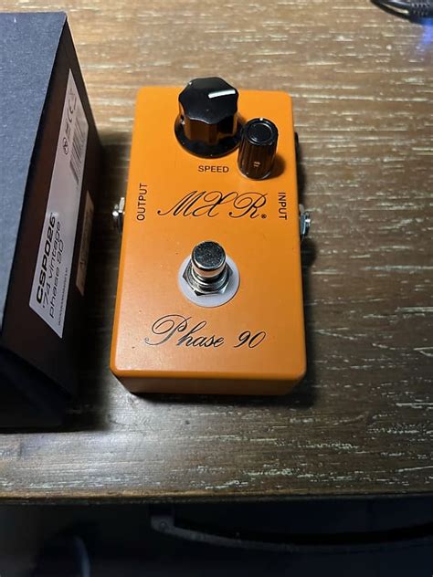 MXR MXR Vintage Script Phase Analogman Mod V Power Reverb