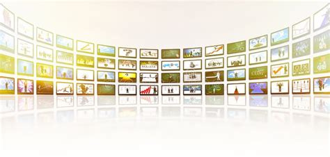 3d Illustration Of Multiple Screens Stock Illustration Illustration