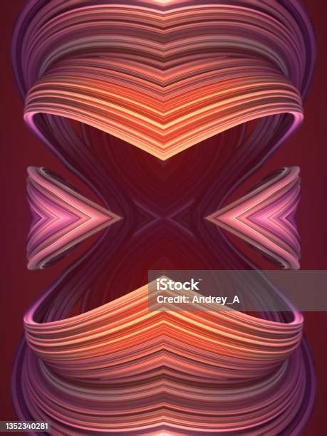트위스트 럭셔리 멀티 컬러 만화경 모양 현대적인 배경 디자인 디지털 일러스트를 렌더링하는 3d 3차원 형태에 대한 스톡 사진 및 기타 이미지 Istock
