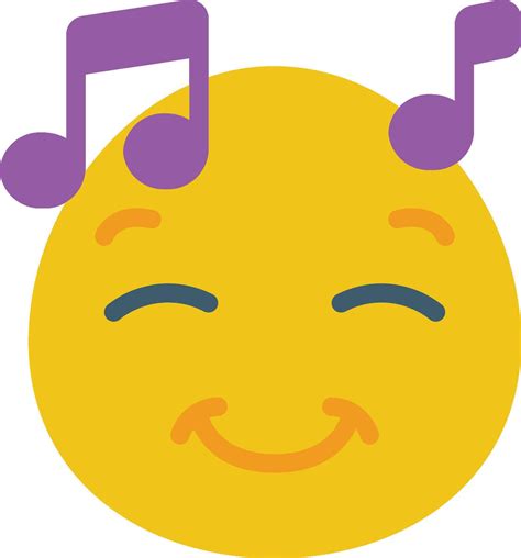 Emoji Music Clipart 50582539 Vector Art At Vecteezy