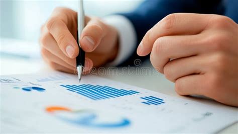 Professional Consultant Explaining Data Analysis Insights In Office Stock Image Image Of