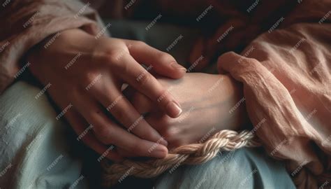 Premium Ai Image Two Adults Bond In Love Tied Up In Togetherness