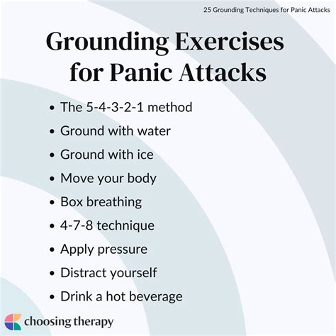 25 Grounding Exercises For Panic Attacks