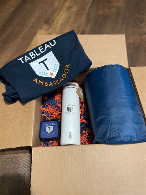 Ethan Lang On Linkedin Thank You Tableau For The Awesome Swag Im Blown Away With The…