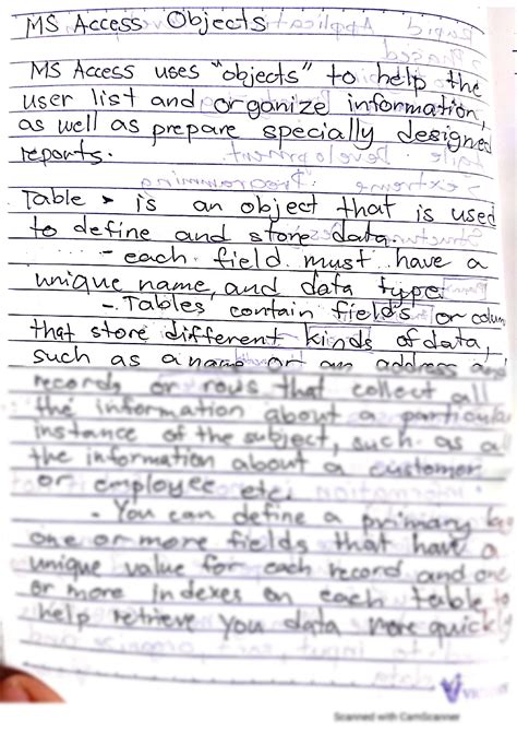 SOLUTION What Is Ms Access Objects Studypool