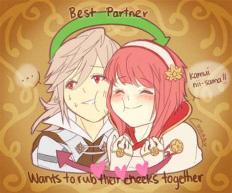 Sakura And Corrin Rubbing Their Cheeks Together Fire Emblem Know Your Meme