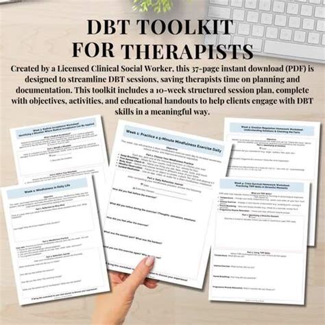 Dbt Session Plans And Progress Notes For Therapy Sessions Dbt Skillsdbt