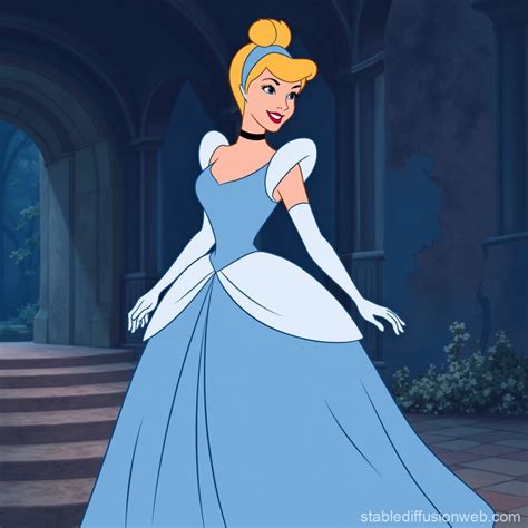 Cinderella Cartoon Character Stable Diffusion Online