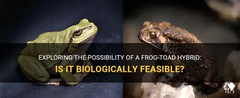 Exploring The Possibility Of A Frog Toad Hybrid Is It Biologically