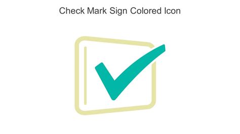 Check Mark Sign Colored Icon In Powerpoint Pptx Png And Editable Eps Format PPT Example