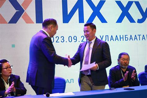 МҮХАҮТ ын ерөнхийлөгчөөр Д Энхтүвшин сонгогдлоо