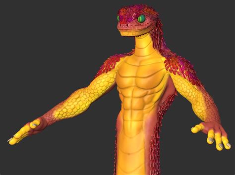 Yuan Ti Model Wip By Epiphany347 On Deviantart