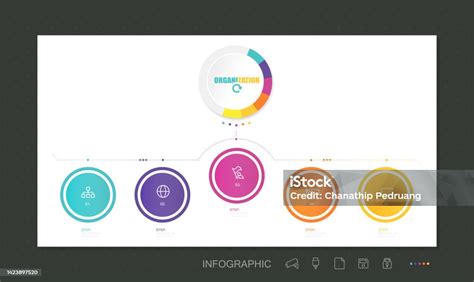 Business Data Visualization Process Chart Elements Of Graph Diagram With 5 Steps Options Parts