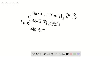 solved solve each exponential equation express the solution set in