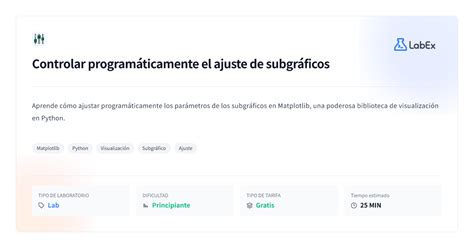 Matplotlib Visualización En Python Ajuste De Subgráficos Labex